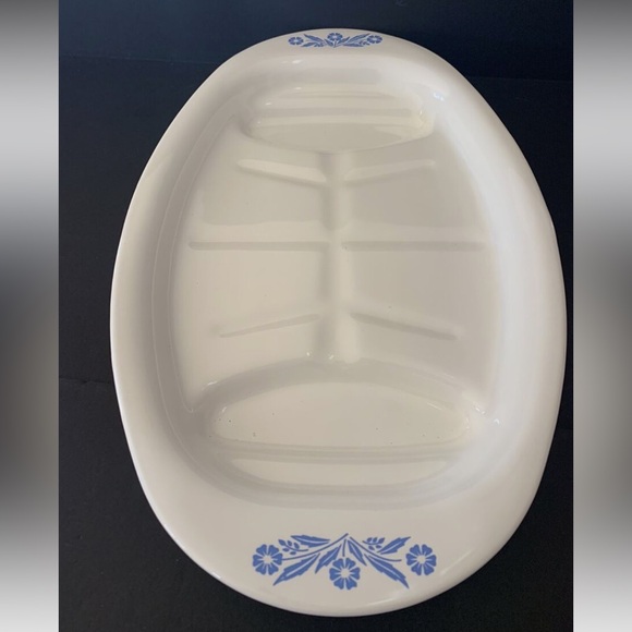 Corningware | Kitchen | Vintage Corning Ware Blue Cornflower Oval ...